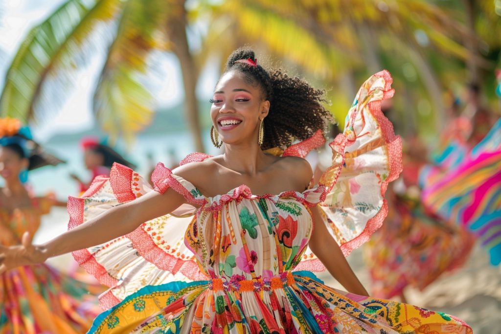 Tenues De Danse Traditionnelles De Guadeloupe